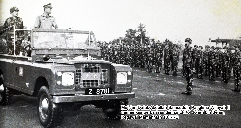 Portal Bujang Berani 10 RRD: Sejarah Pasukan