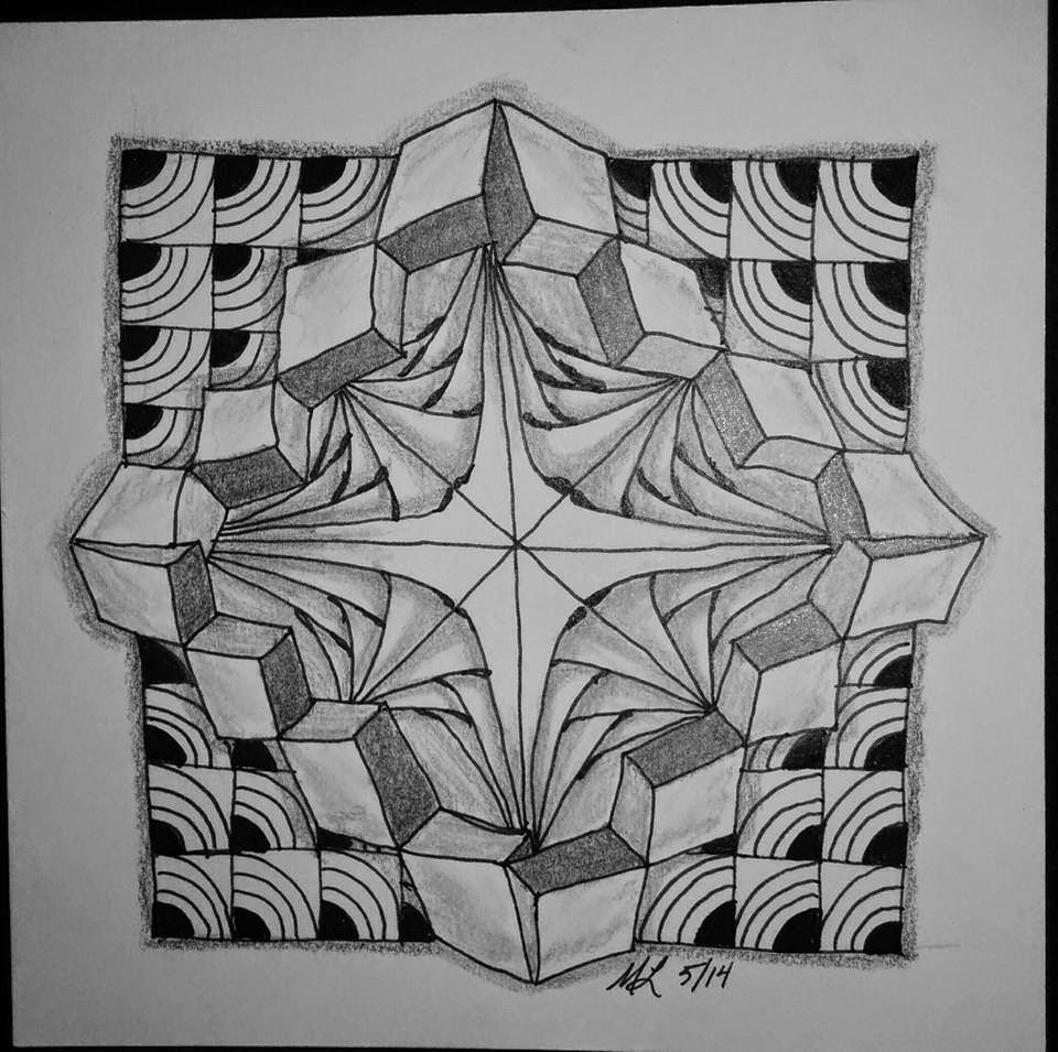 Tickled To Tangle: "It's a String Thing" #40 Tiles