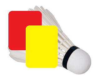 Yellow and Red cards in badminton ~ BadVidLiv