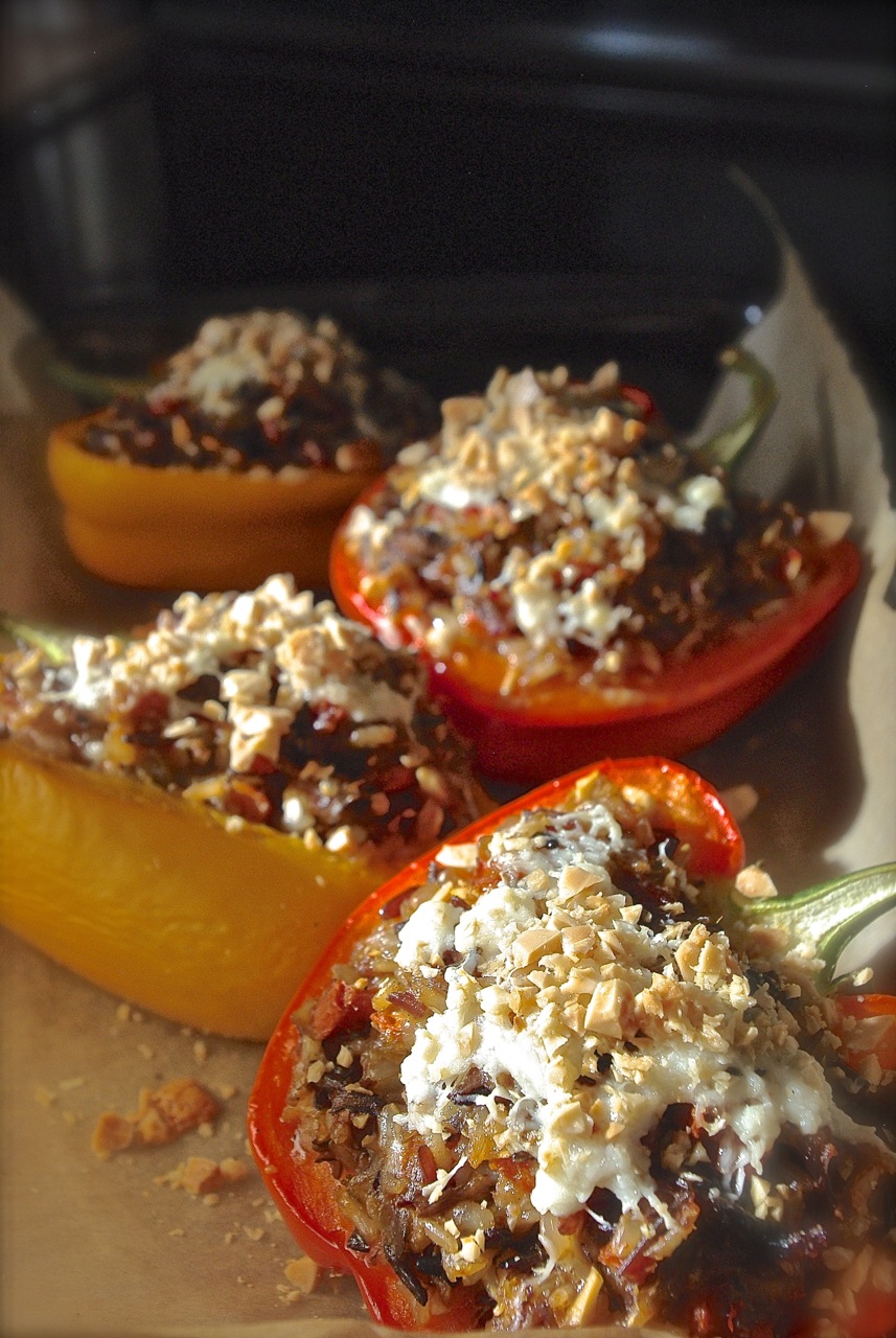 Luv'n Spoonfuls: Wild Rice Stuffed Peppers