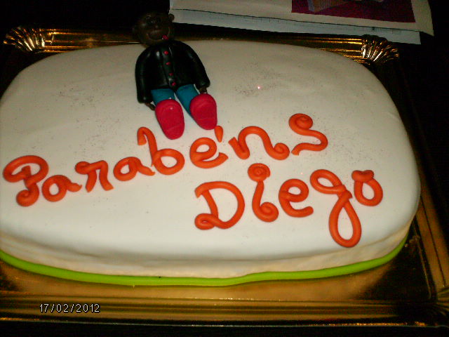 Atelier Cake Design: Bolo estudante. Parabéns Diego