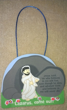 Petersham Bible Book & Tract Depot: Lazarus Sign Craft Kit