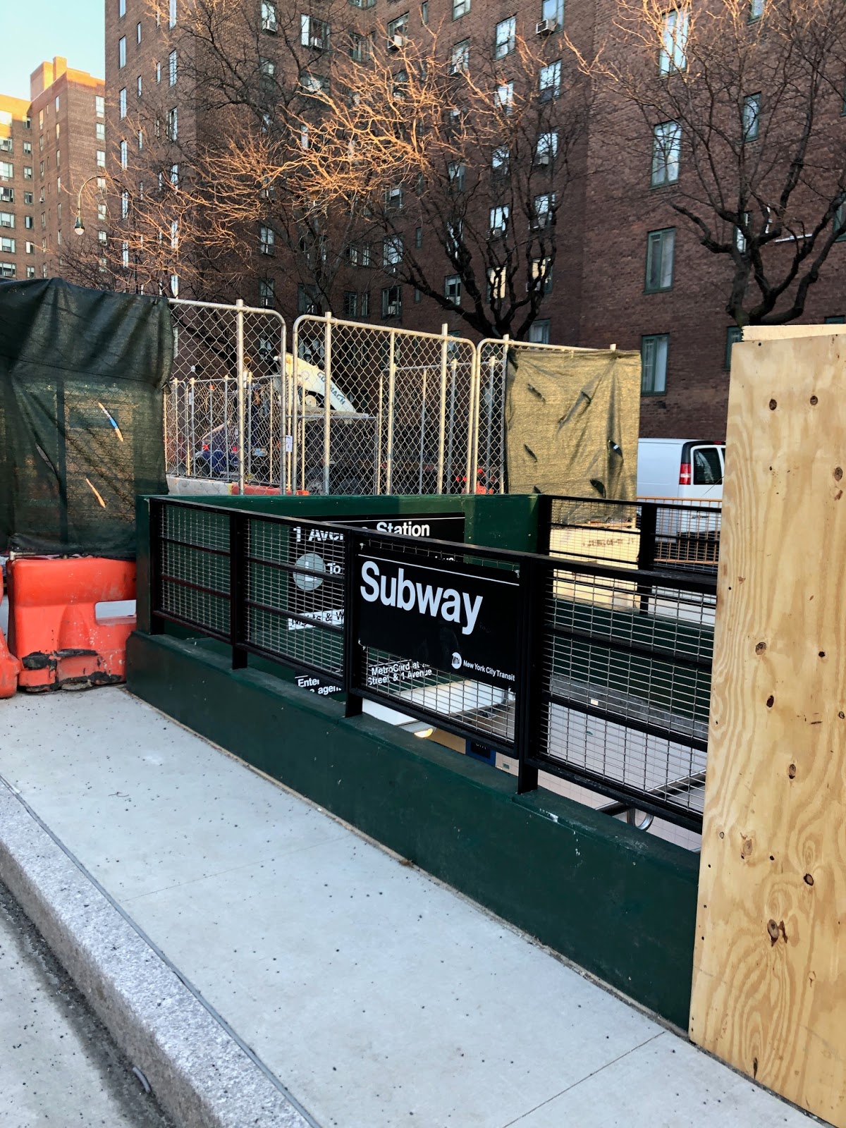 EV Grieve: REMINDER: North side L-train entrance opens on Avenue A today