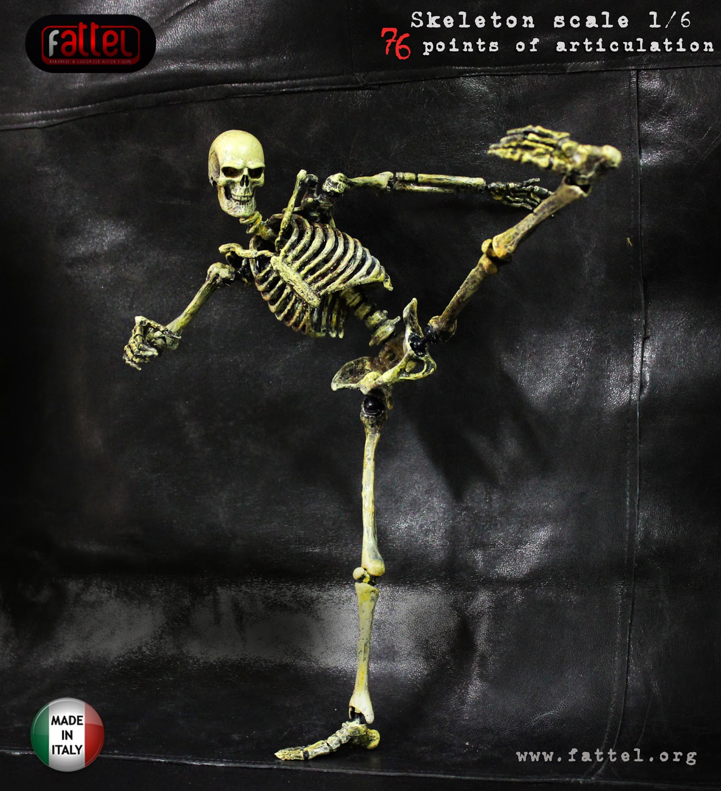 Action figure skeleton by Fattel: skeleton scale 1/6