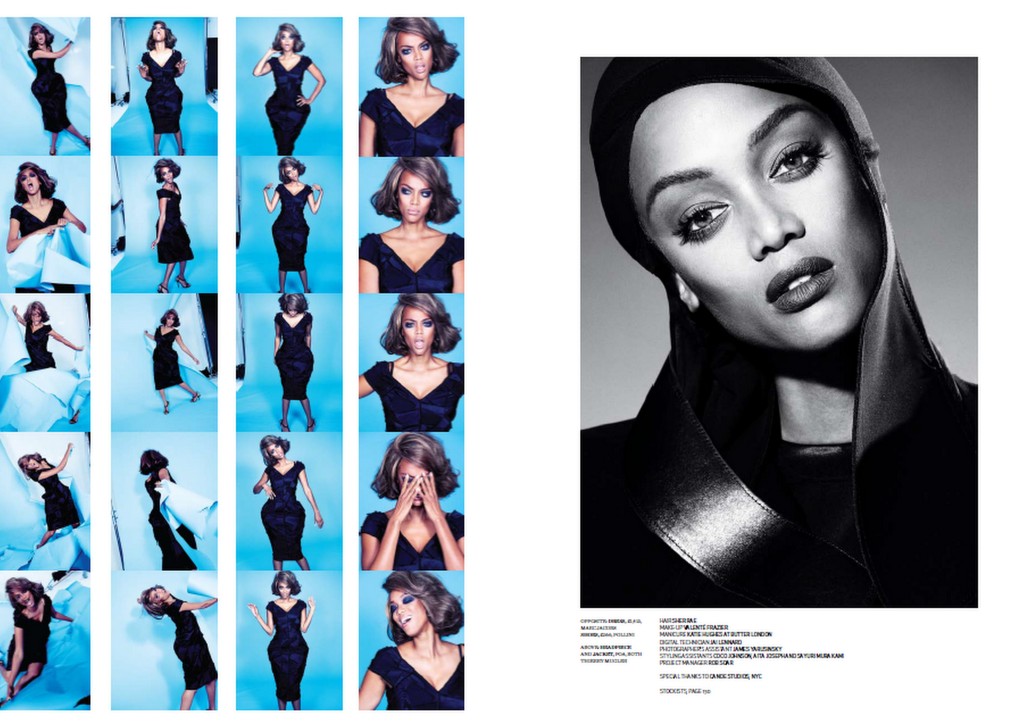 DeBuzz: Down to Business : Tyra Banks Covers November Issue of ARISE ...