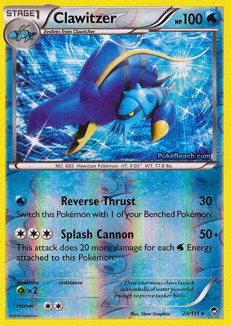 Clawitzer -- Furious Fists Pokemon Card Review | PrimetimePokemon's Blog