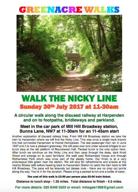 Greenacre Times: Greenacre Walks - Walk the Nicky Line