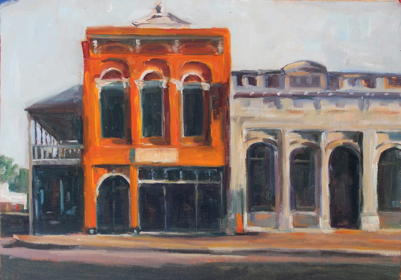 Wanda Lowery's Daily Painting: Square Books - Beginning