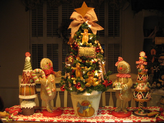 Country Creations By Denise: New Gingerbread Trees!!!!!