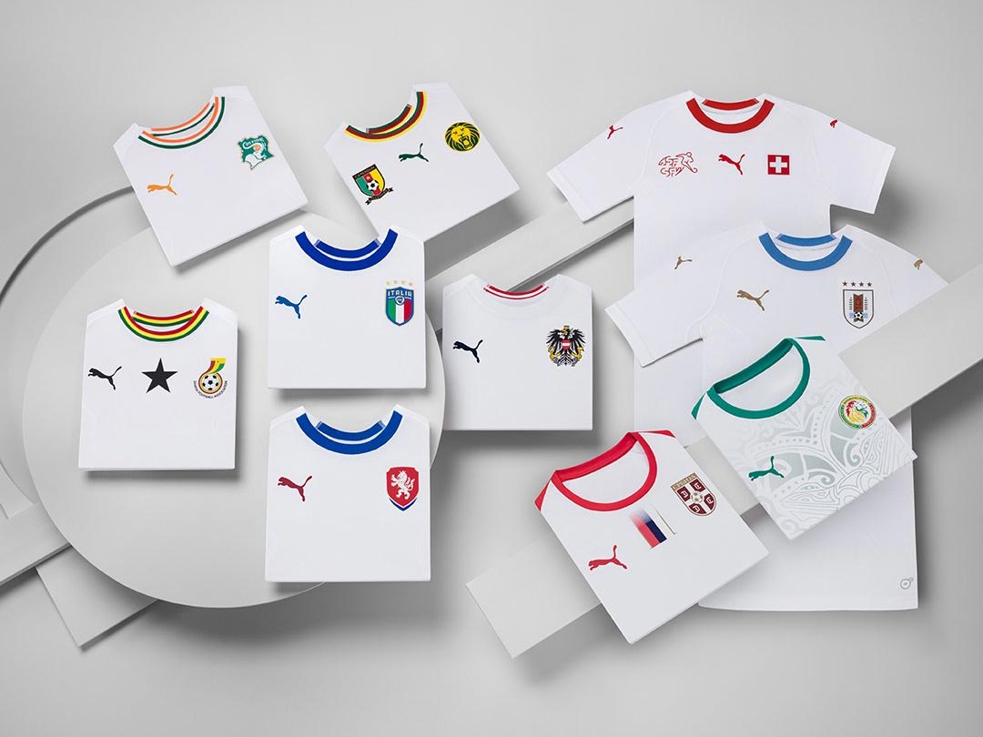 All White Everything: Puma 2018 World Cup & International Kits Revealed ...