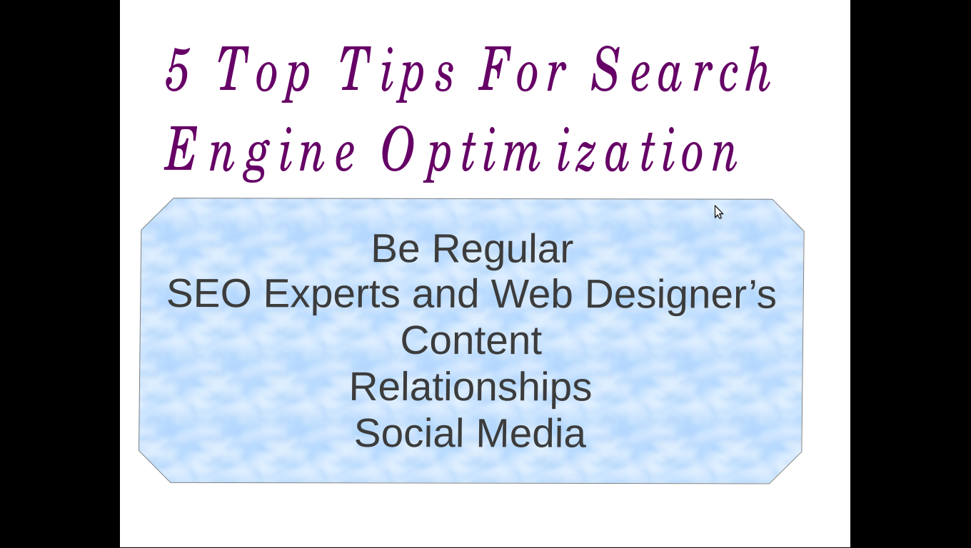 Five Top Most Tips for Search Engine Optimization | Professional SEO ...