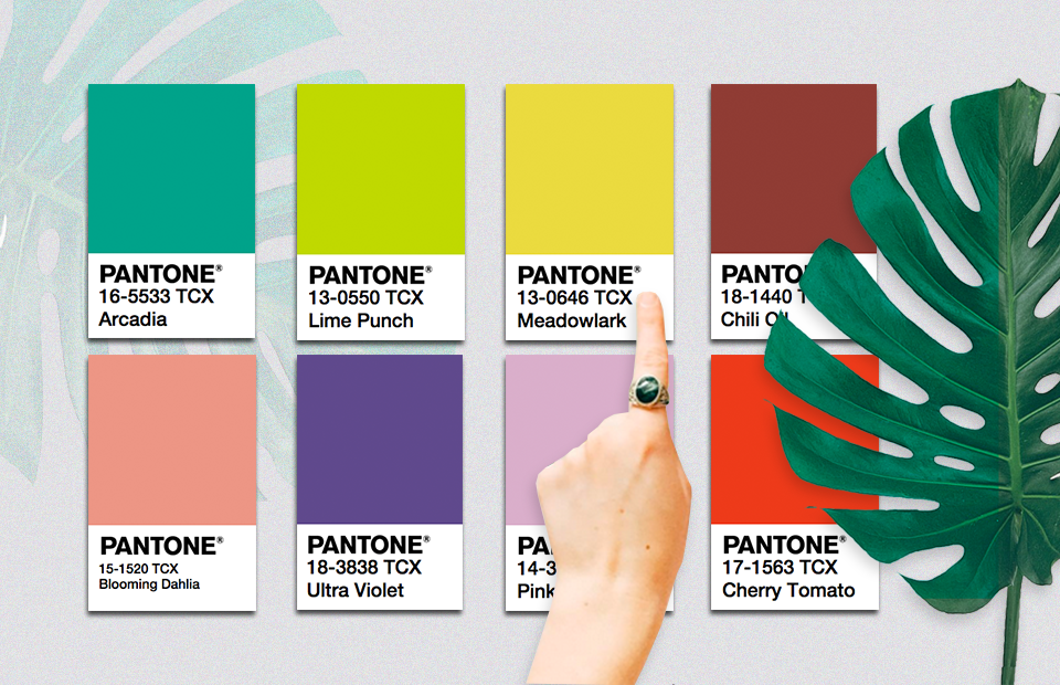 Carolyna's world: Trends - the Spring 2018 Top 12 Color Palette Pantone
