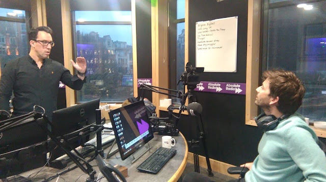 PHOTOS: David Tennant Co Hosts The Absolute Radio Breakfast Show