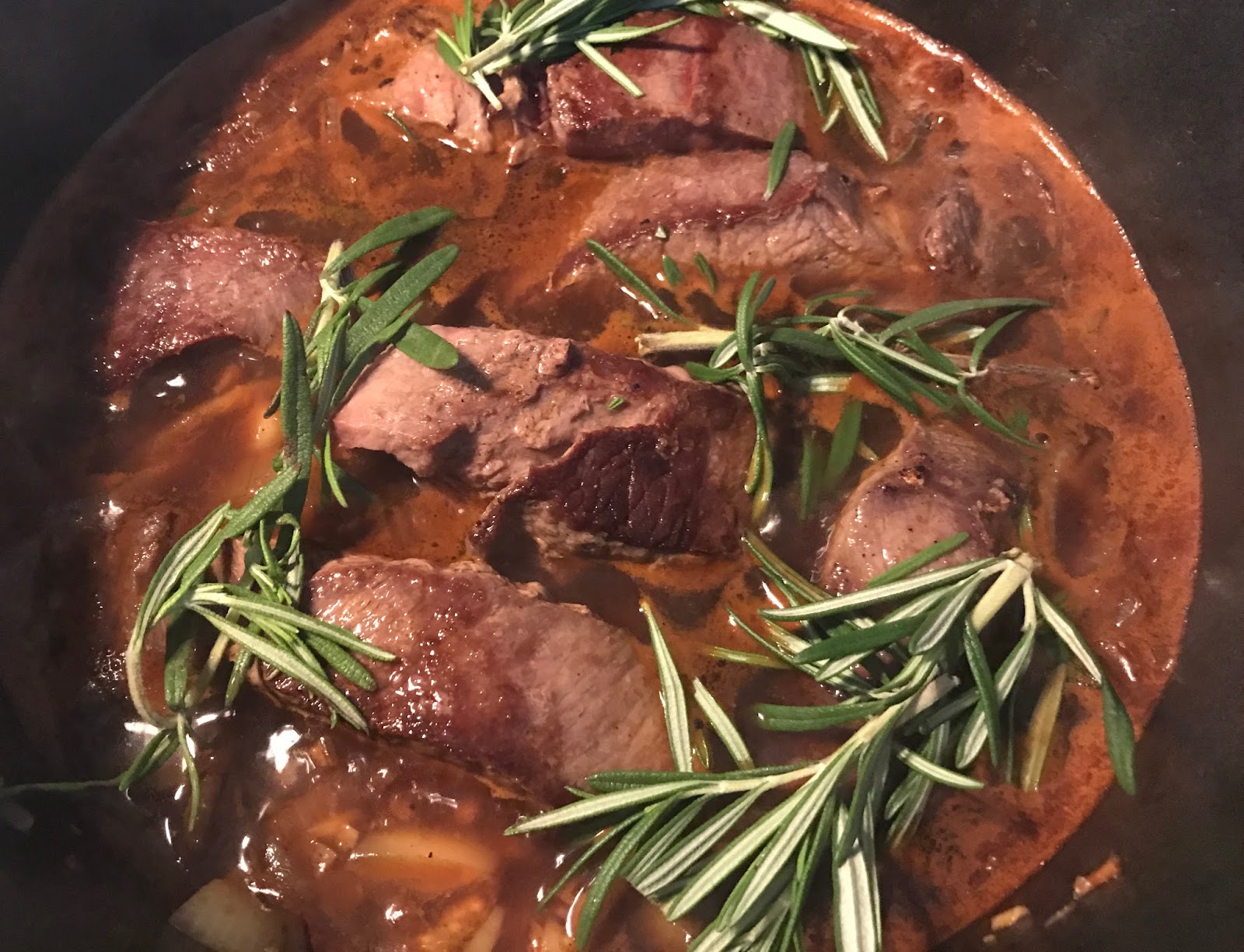Rosemary and Garlic braised short ribs / WHAT JEN DOES