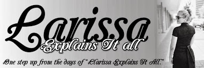 Larissa Explains It All...: Larissa's Chocolate Chip Cookie Recipe