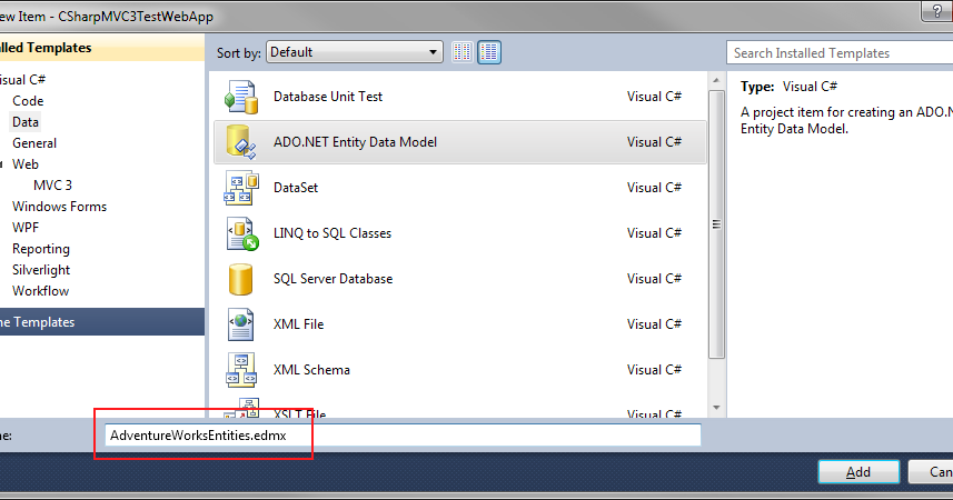 Allen Conway Using Wcf Data Services Tutorial Part 1