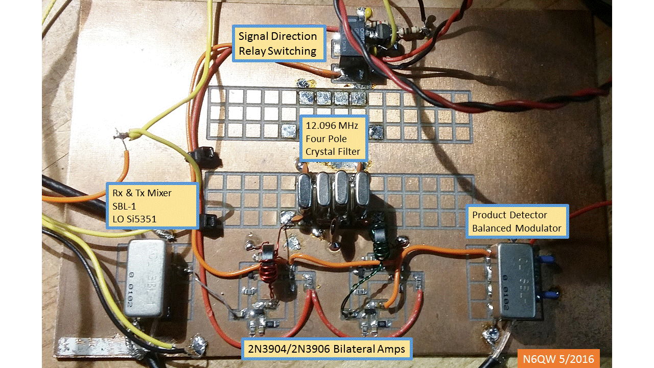 A New SSB Transceiver from N6QW -- Now Working!