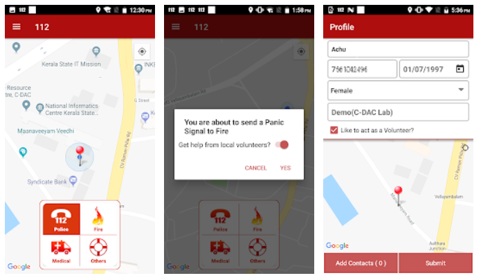 112 India Emergency Mobile App [One India Emergency App] - Youth Apps