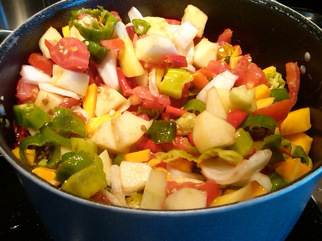 Sexy Vegan Mama: Mango Pepper Sauce, a.k.a. AWESOME SAUCE