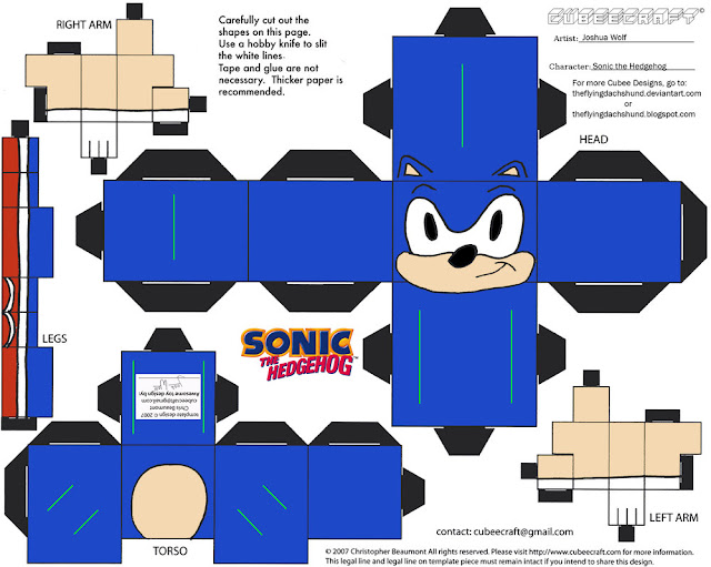 Bibi Leitura : Cubeecraft sonic
