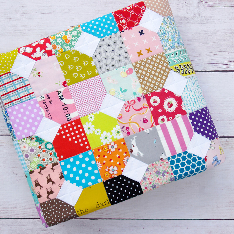 Red Pepper Quilts: Scrappy Bow Tie Quilt - A Finished Quilt