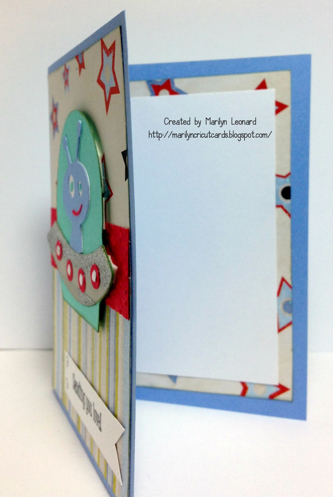 ~ Marilyn's Cricut Cards ~: Alien Card
