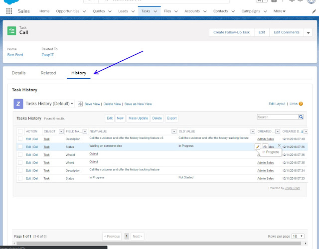 Data management for pros in Salesforce: Track Field History for Tasks ...