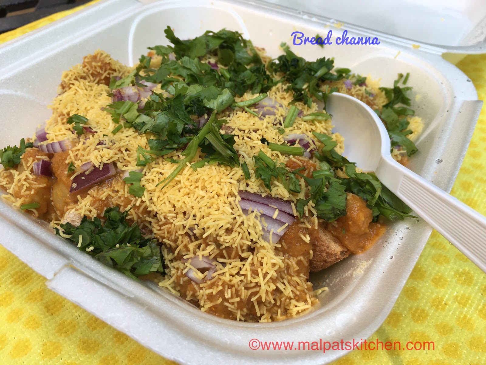 BREAD CHANNA, how to make the chat Bread channa ~ Malpats Kitchen