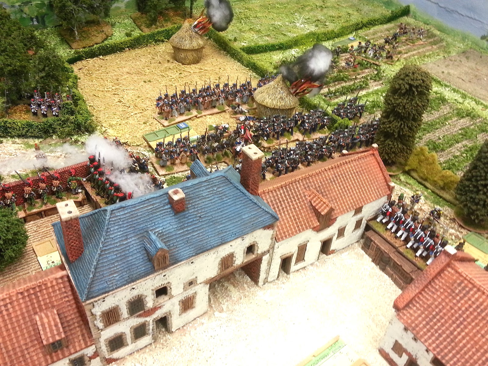 Not just old school wargaming: Hougoumont at 1:3 scale: How I made the ...