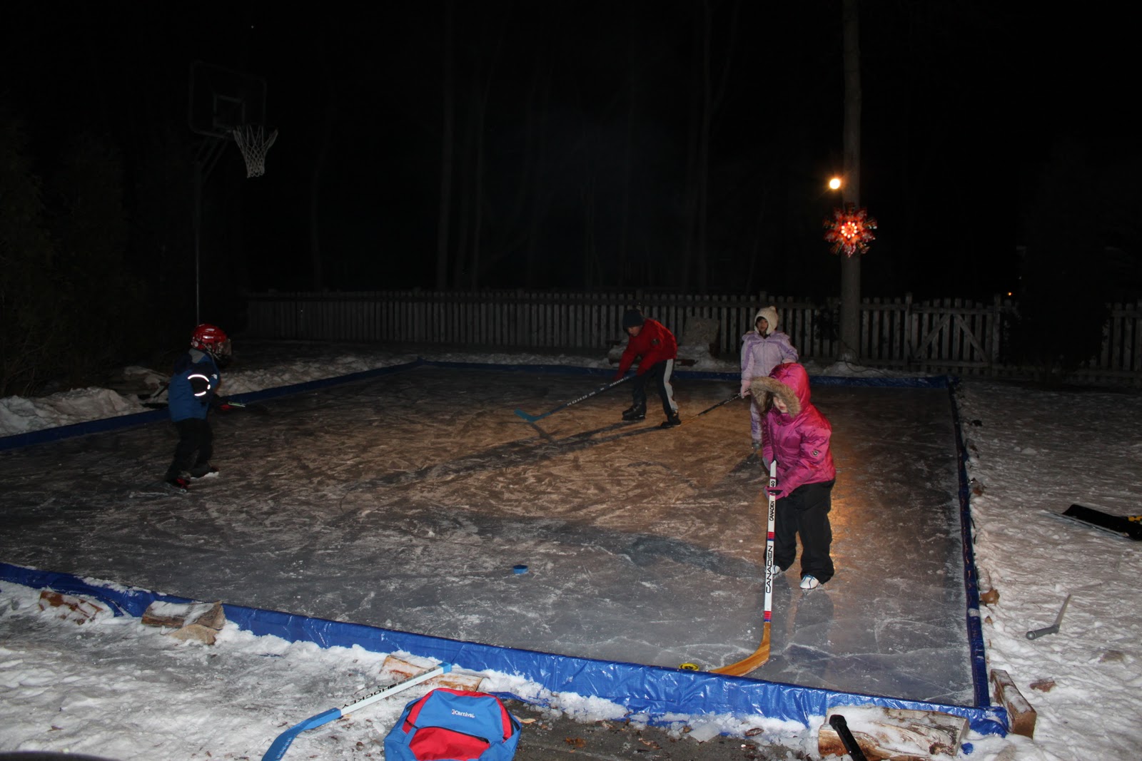 my best friend craig: OUR HOMEMADE ICE RINK IS BACK!