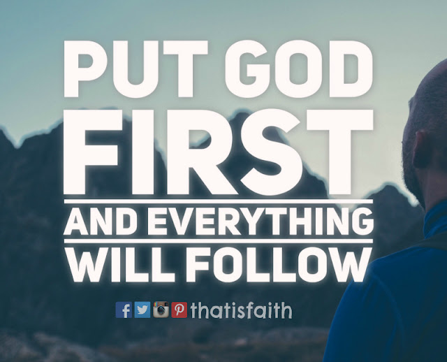 Haggai: Put God first - That is Faith