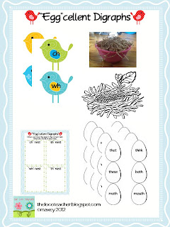 Classroom Freebies Too: "egg"cellent digraph matching