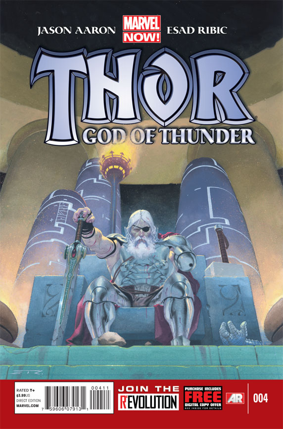 JASONAARON.INFO: THOR: GOD OF THUNDER #4 cover by Esad Ribic