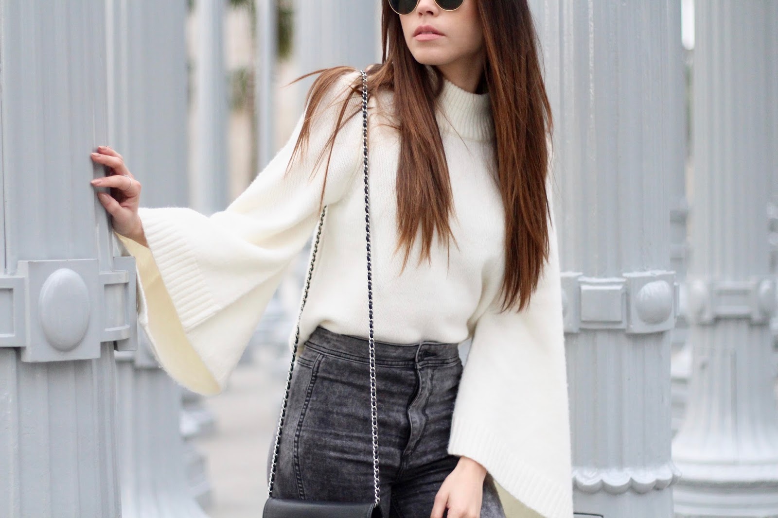 Styling the Bell Sleeve Top | and she Dressed...