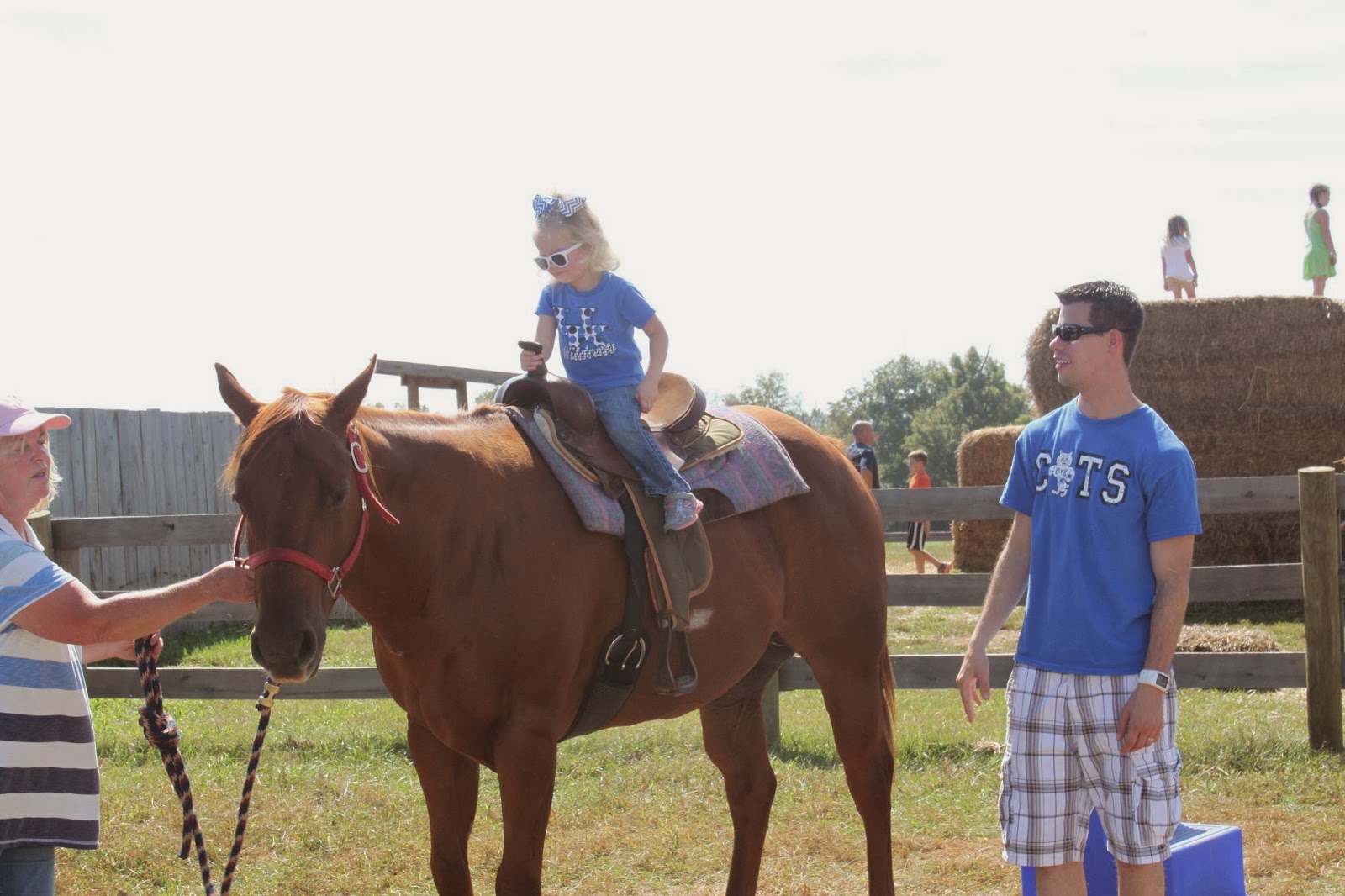 Sugar and Spice...: First Horsey Ride!