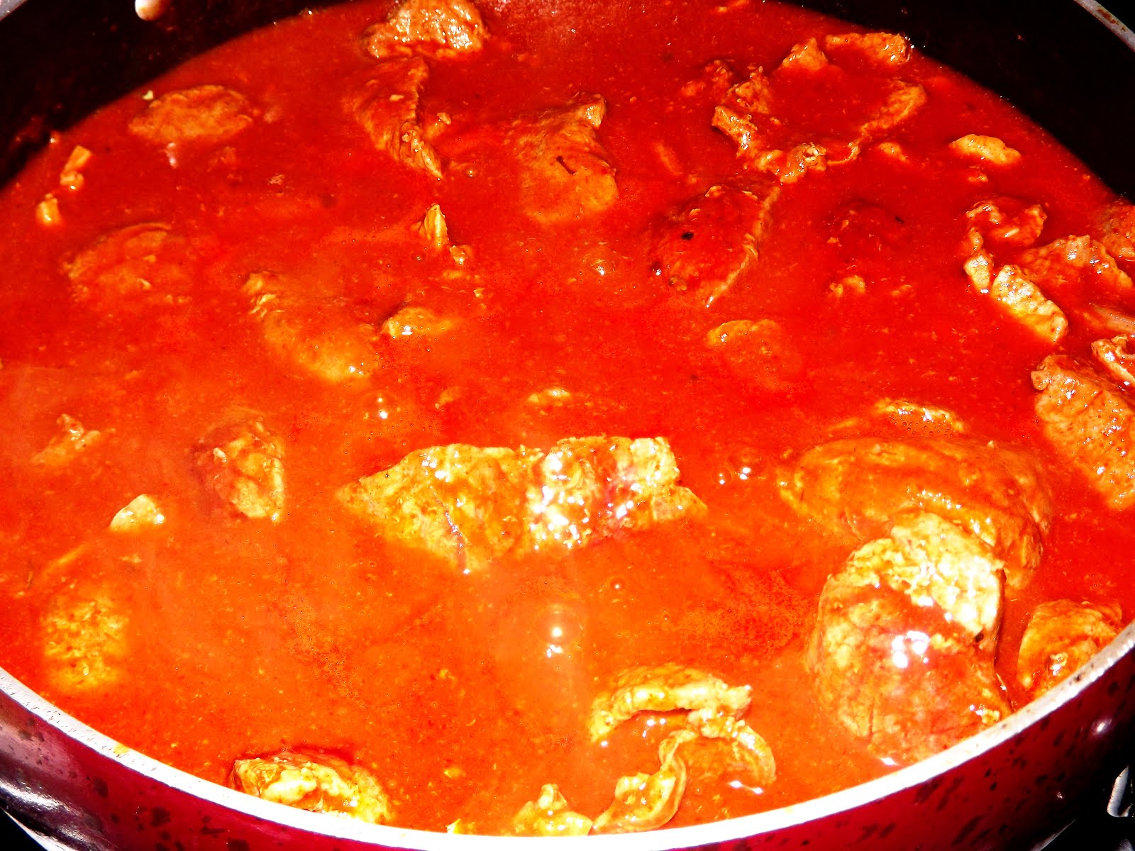 Carne con Chile Colorado | La Lola Dice