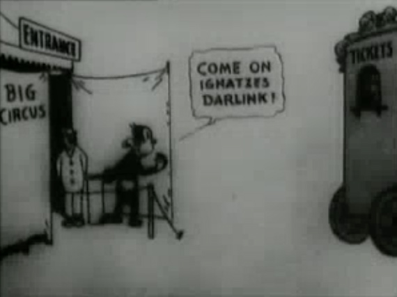 Cinema 4: Cel Bloc: Krazy Kat and Ignatz Mouse at the Circus (1916)