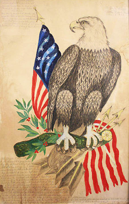 Civil War Quilts: Old Abe the Eagle