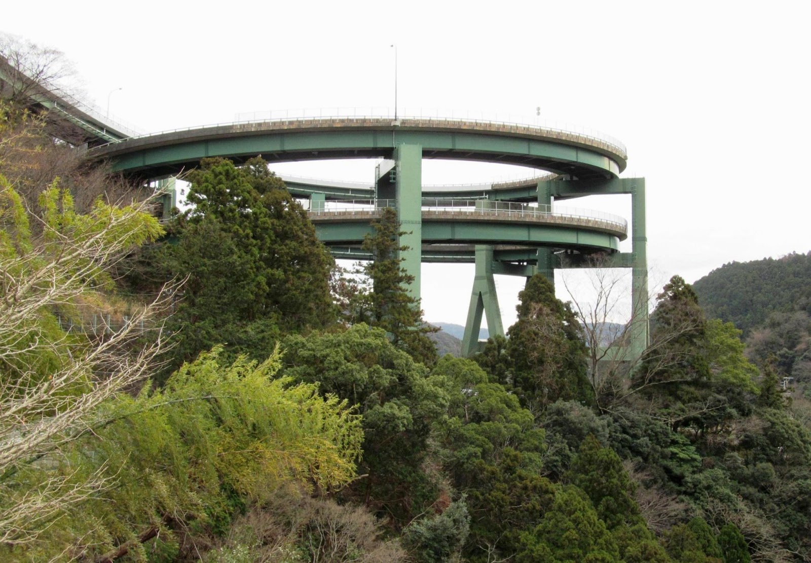 Travel Trip Journey : kawazu nanadaru Loop bridge Japan