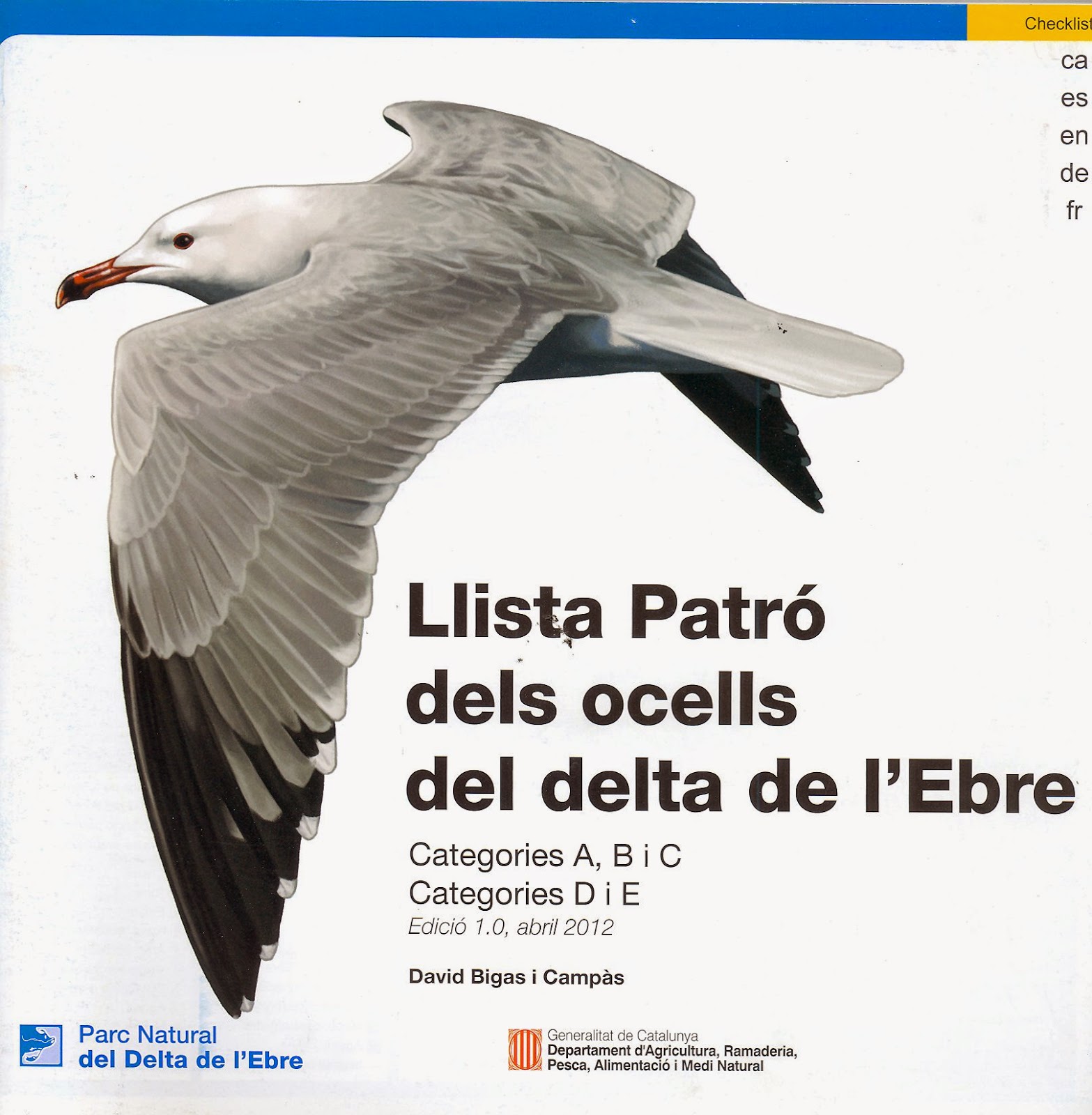 Llista patró dels ocells del Delta de l'Ebre, novetat a la Biblioteca ...