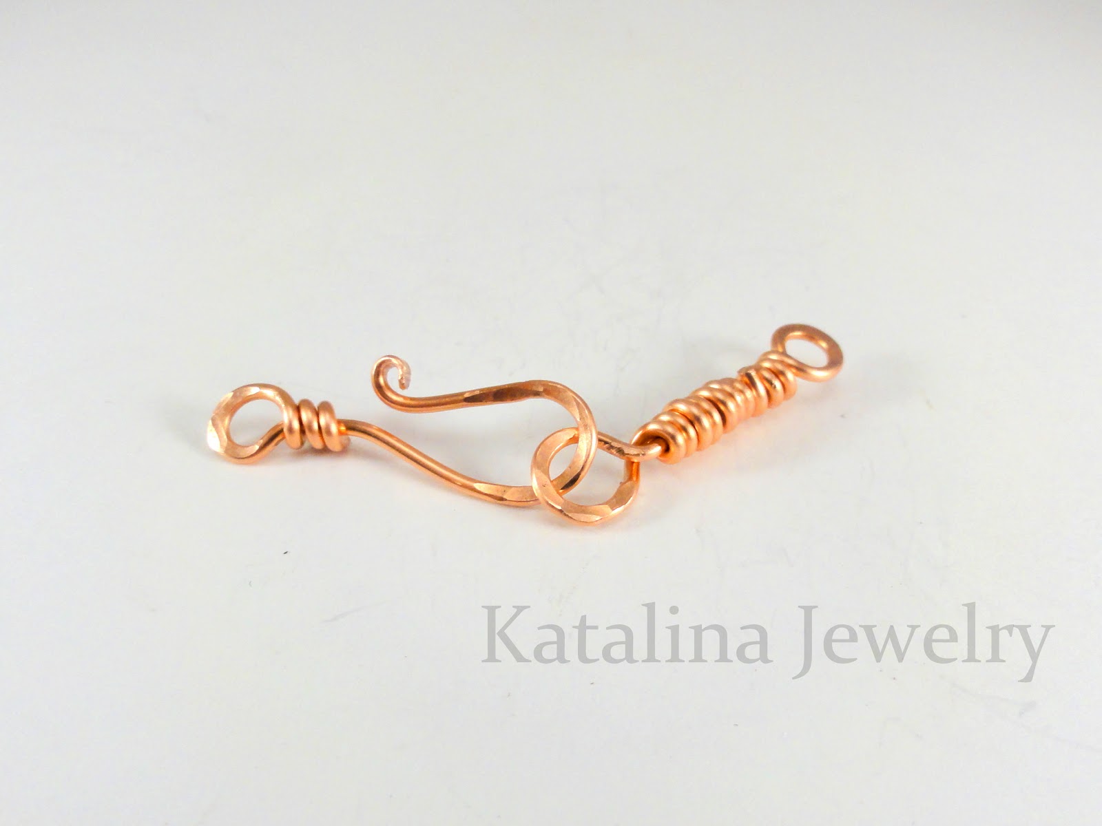 Katalina Jewelry - tutorials: Hook and Eye Clasp - Basic Wire Working ...