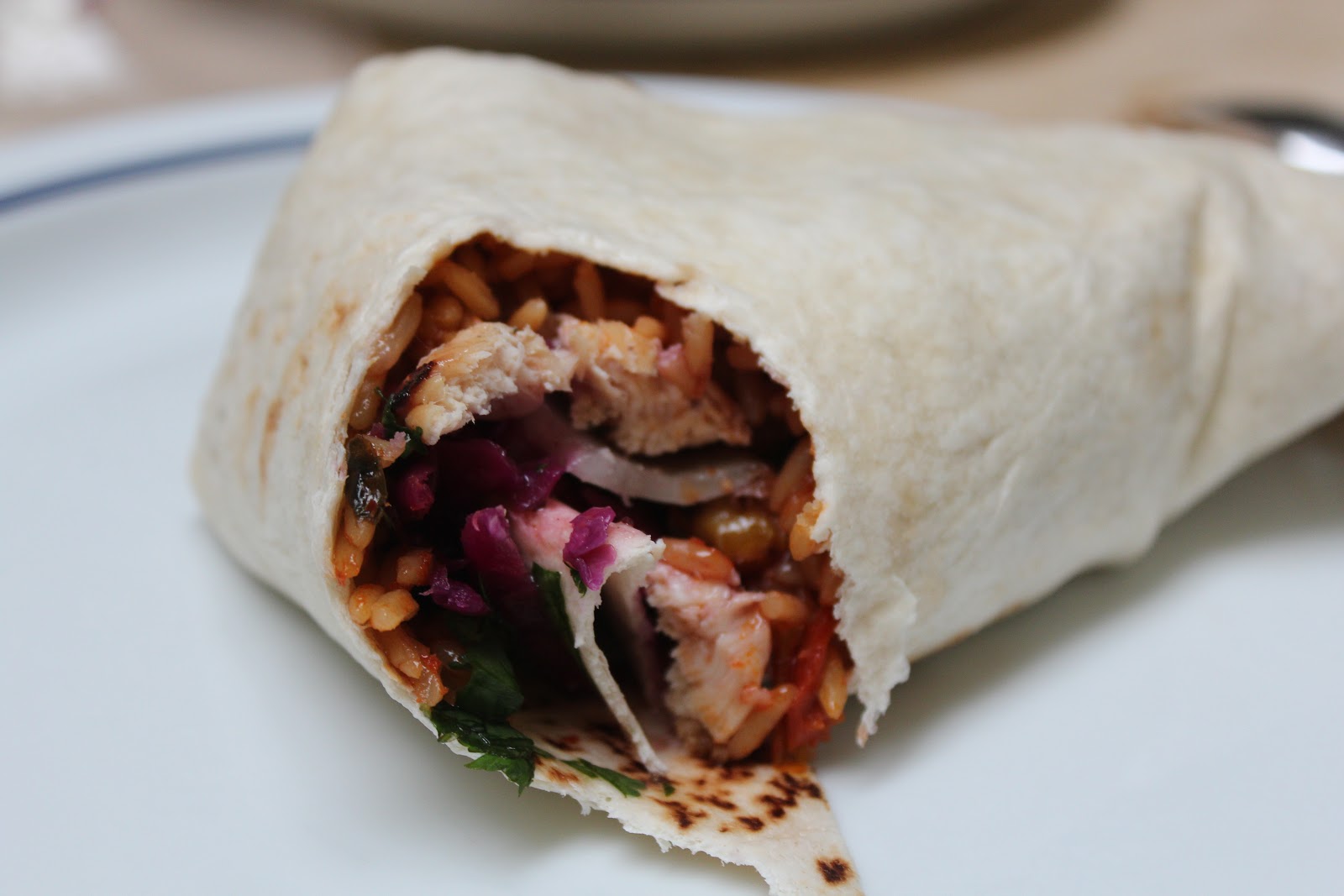 An Immovable Feast: Grilled Chicken Kabob Wrap