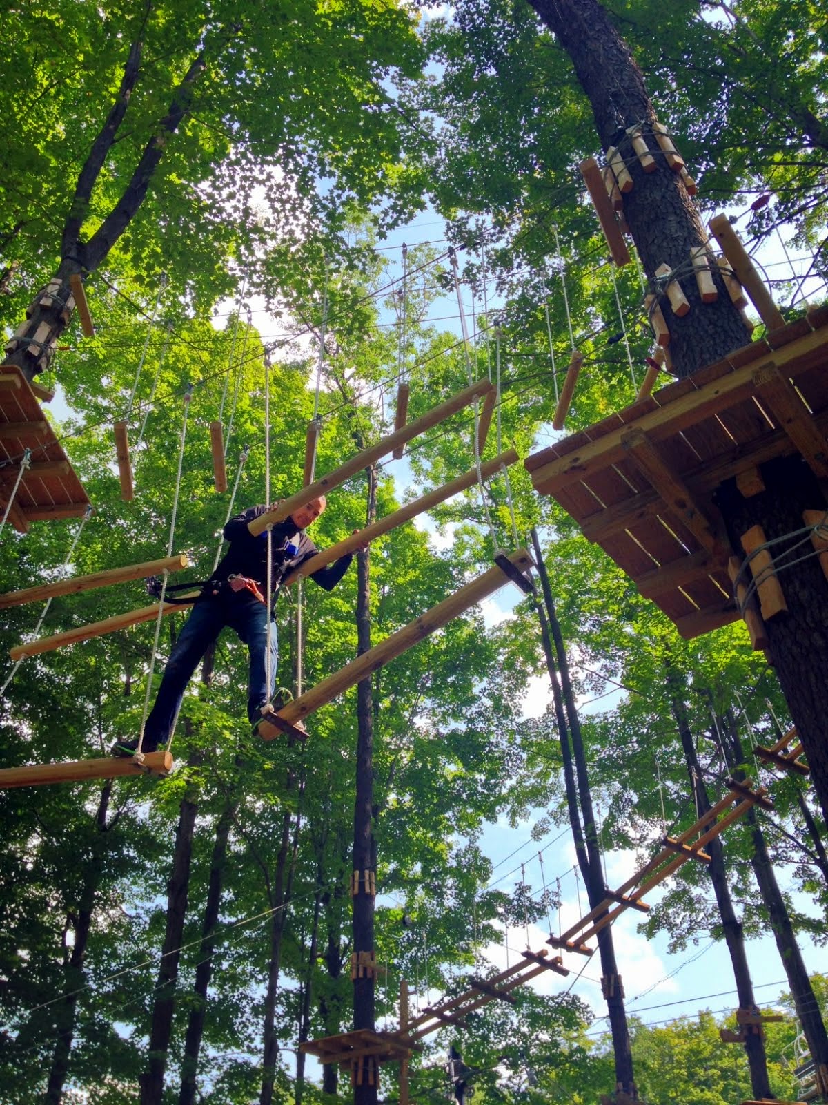 Summer at the Lake: Peek n Peak Ropes Course
