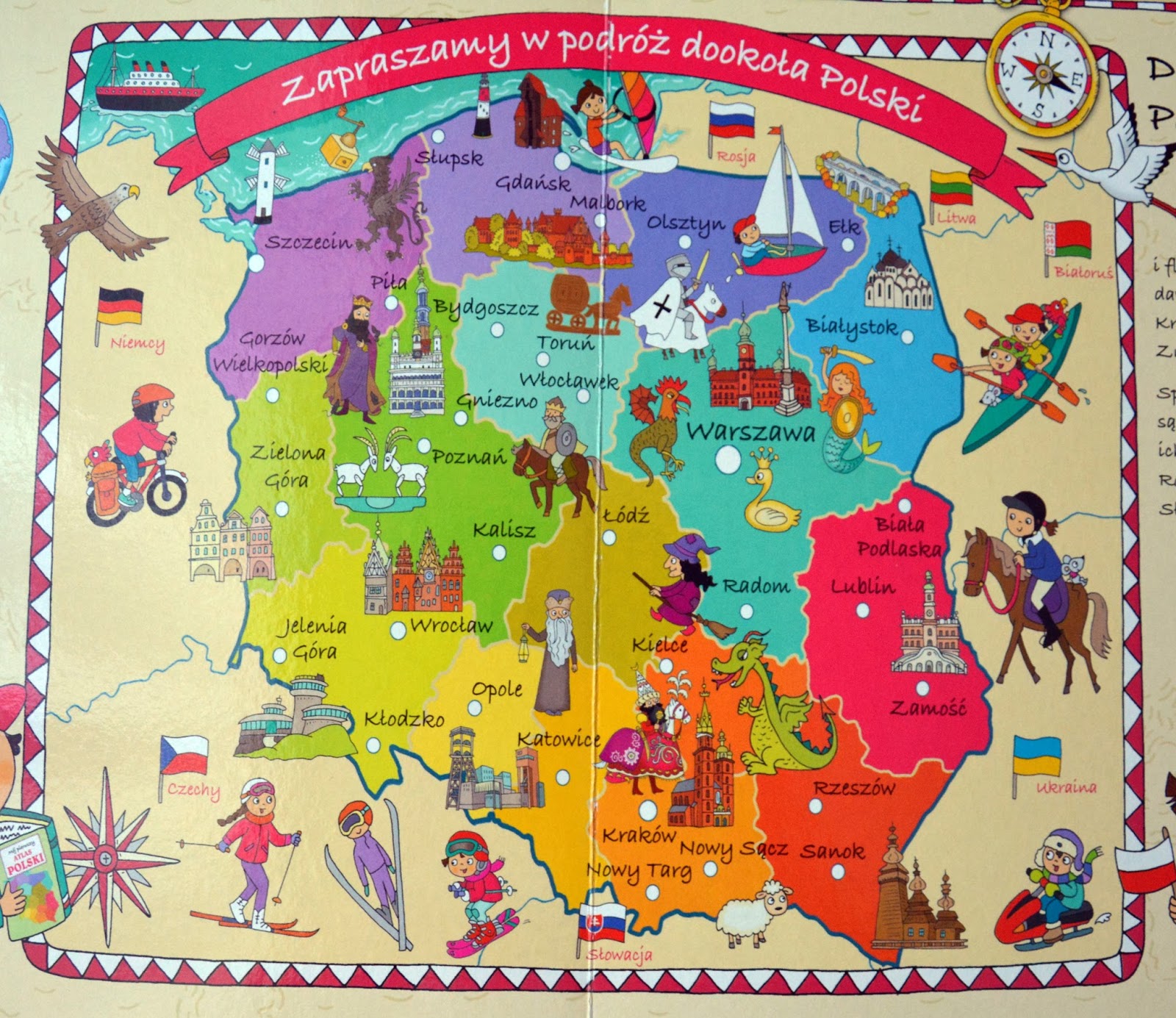 KSIĄŻECZKI SYNKA I CÓRECZKI :): Mój pierwszy atlas Polski