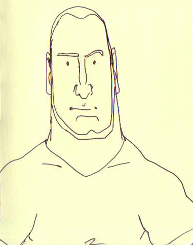 Metalicplumb Productions: Drawing number 139 Meat Head