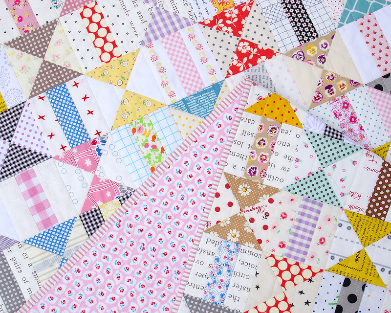 Red Pepper Quilts: Two Block Patchwork Quilt - The Finished Quilt