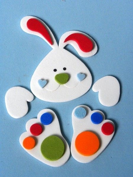 Manualidades conejo con moldes - Blog de imágenes