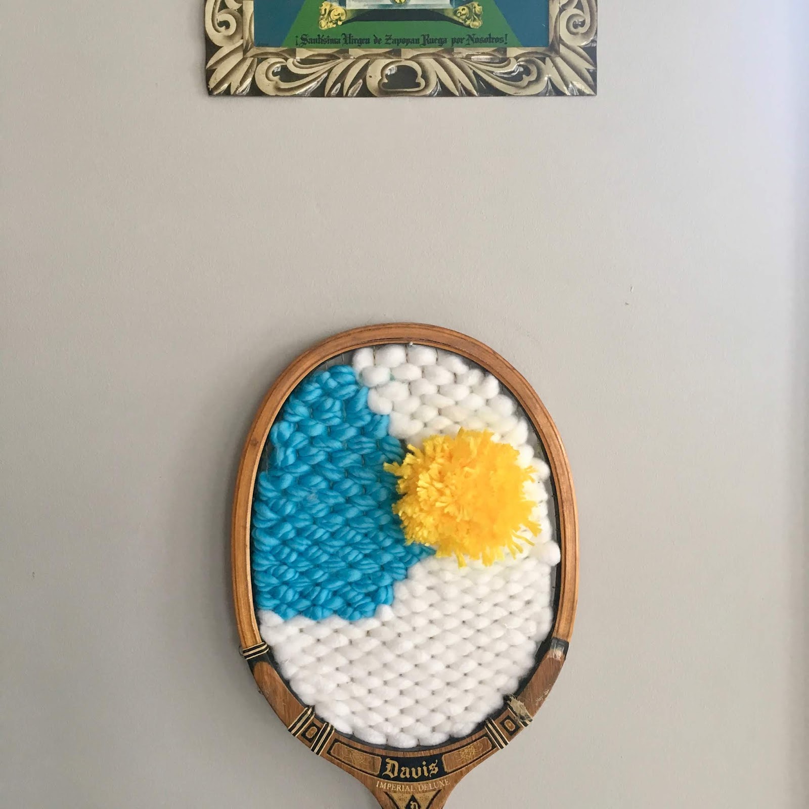 Vintage Tennis Racket Weaving | Flossie Willy