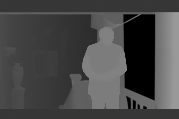 House on Haunted Hill 3D: Depth Map Samples