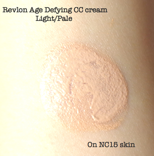 Review, Swatch - NEW Revlon Age Defying CC Cream Light / Pale (010 ...